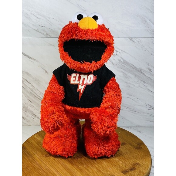 Hasbro | Toys | Lets Rock Elmo 4 Animated Singing Plush Sesame Street ...